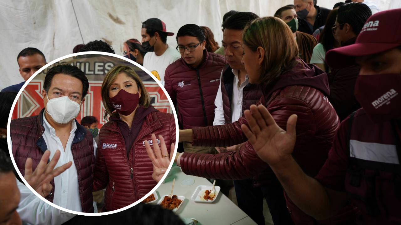 A escondidas Mario Delgado visita SLP para impulsar a Mónica Rangel