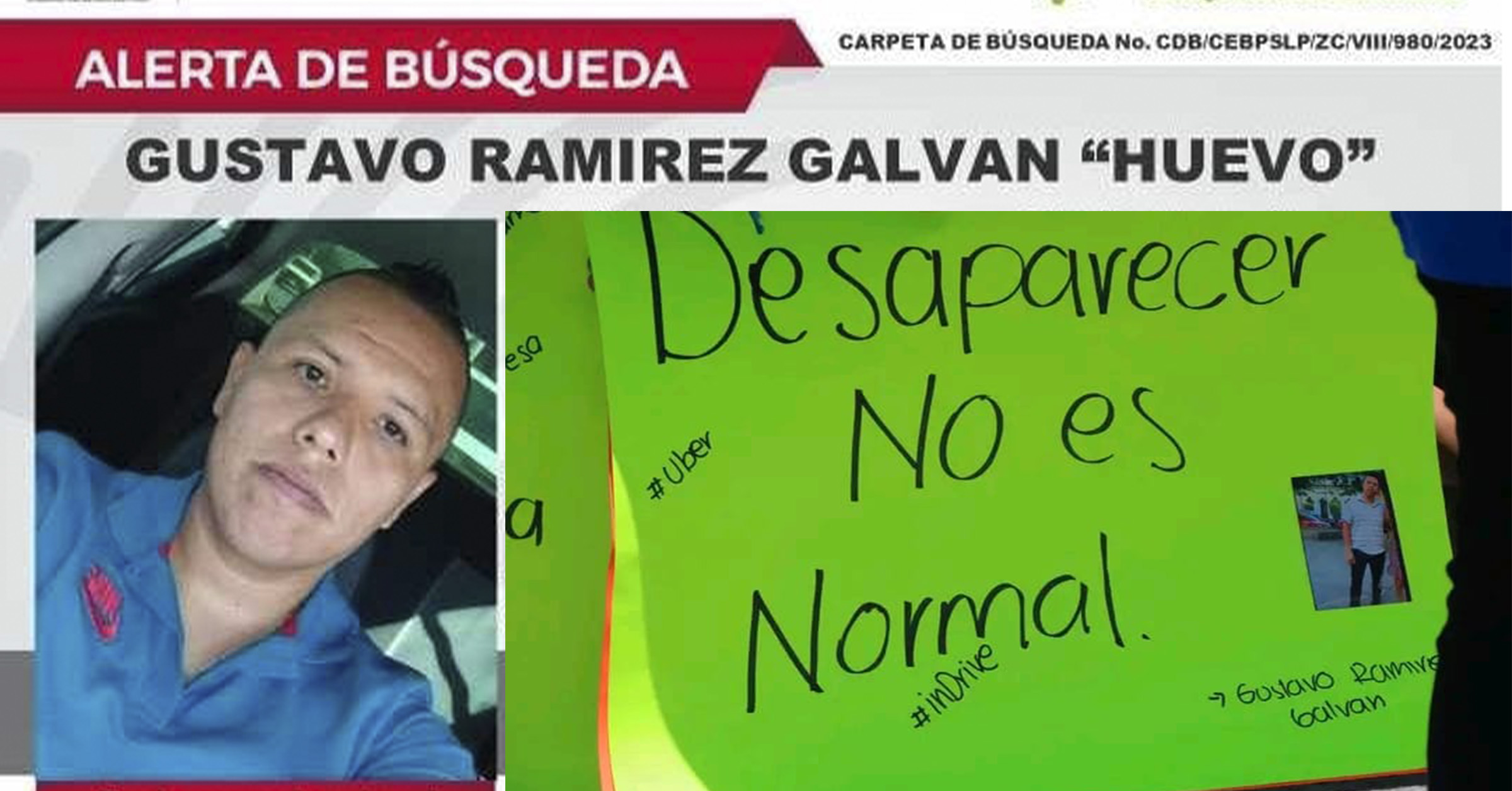 Familiares y amigos bloquean carretera 57 demandando aparición con vida de conductor de Uber