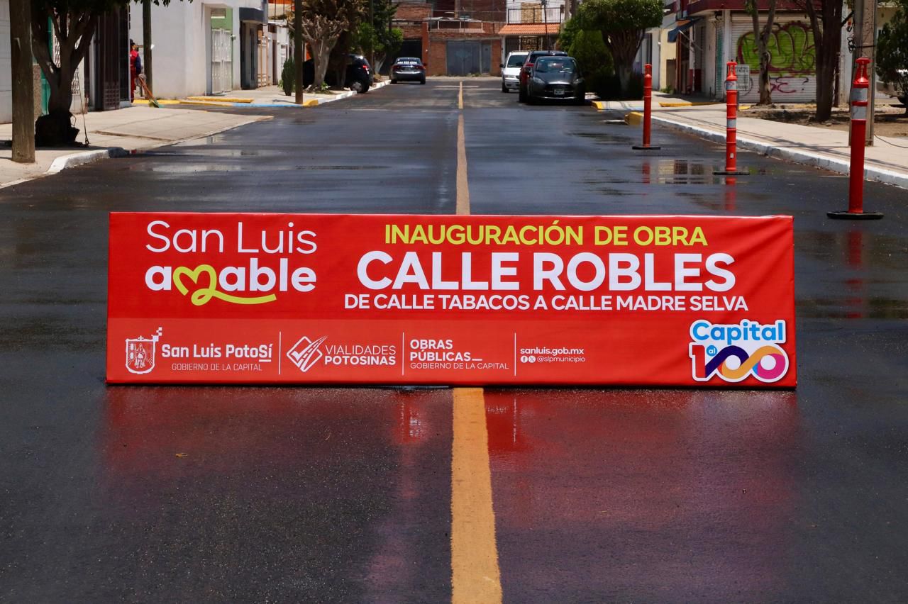 Inauguran calle Robles regenerada en la colonia Tecnológico; Enrique ...