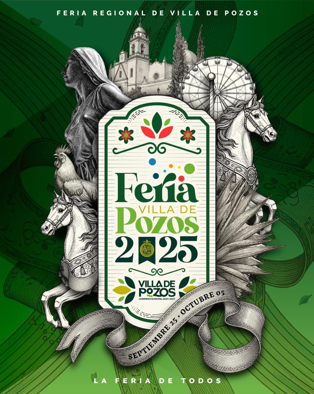 Villa de Pozos se viste de fiesta con su Feria Regional 2025