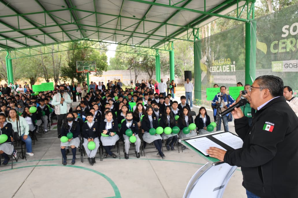 Se consolida más infraestructura educativa en Soledad: Alcalde entrega techado en telesecundaria ...