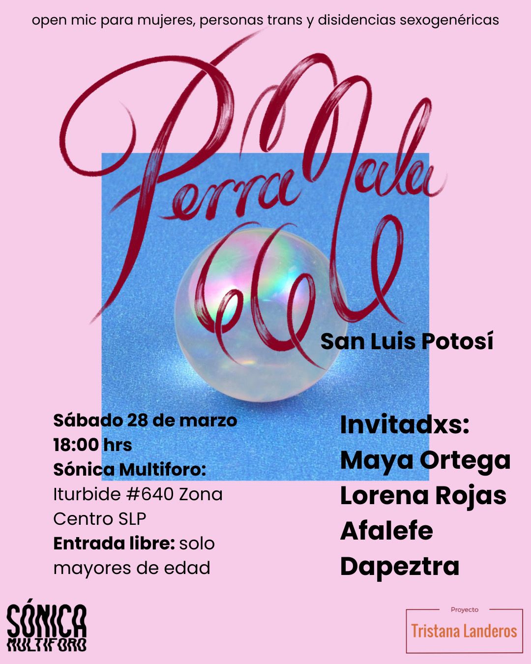 Open mic “Perra Mala 666” conmemora el Día Mundial de la Poesía en San ...